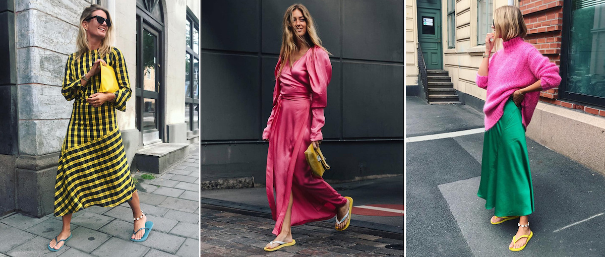 How to wear flip flops